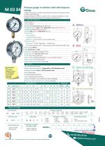 Pressure gauge with plastic case - GESA TERMOMETROS - PDF Catalogs ...