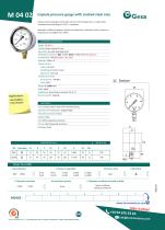 Pressure gauge with plastic case - GESA TERMOMETROS - PDF Catalogs | Technical Documentation ...