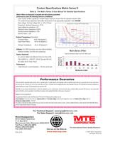 Matrix Filters® - MTE - PDF Catalogs | Technical Documentation | Brochure