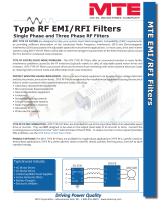 RFI and EMI Filters - MTE - PDF Catalogs | Technical Documentation ...
