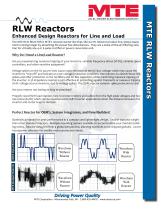 RLW Reactors - MTE - PDF Catalogs | Technical Documentation | Brochure