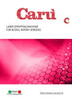 LASER STRIPPING MACHINE FOR NICKEL ROTARY SCREENS - CARU' - PDF ...