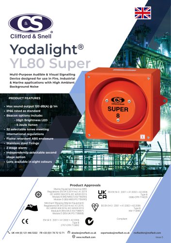 Datasheet - Beacon X80 - Moflash Signalling - PDF Catalogs | Technical ...