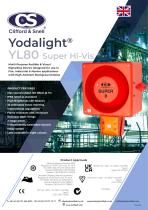 Datasheet - Sounder/Beacon C&S YL80 Super Hi Vis - Moflash Signalling ...