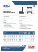 PBM - Hydraulic straightening press with movable table - SICMI - PDF ...