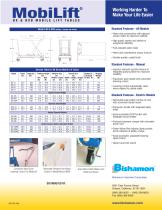 MobiLift® BX & BXB MOBILE LIFT TABLES - Bishamon - PDF Catalogs | Technical Documentation | Brochure