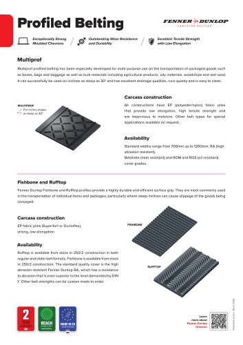 PRODUCT RANGE - DUNLOP INDUSTRIAL BELTS - PDF Catalogs | Technical ...