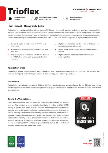 PRODUCT RANGE - DUNLOP INDUSTRIAL BELTS - PDF Catalogs | Technical ...