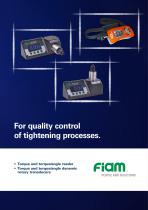 Bench-top torque tester - TT - FIAM - for torque wrenches / for ...