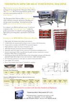 MPM 500 Meat Portioning Machine - Thompson Meat Machinery Pty Ltd - PDF ...