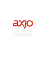 Product Catalog 2024/2025 - Axjo Plastic AB - PDF Catalogs | Technical ...