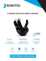 FINGER ADAPTIVE ROBOT GRIPPER - Clearpath Robotics - PDF Catalogs ...
