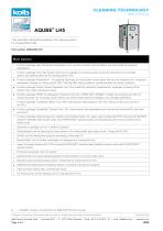 AQUBE LH5 - kolb Cleaning Technology GmbH - PDF Catalogs | Technical Documentation | Brochure