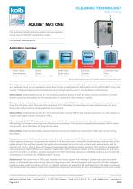 AQUBE® MV3 ONE - kolb Cleaning Technology GmbH - PDF Catalogs | Technical Documentation | Brochure