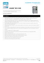 AQUBE® MV3 ONE - kolb Cleaning Technology GmbH - PDF Catalogs | Technical Documentation | Brochure