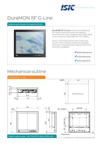 DuraMON 10.1” S-Line - ISIC A/S - PDF Catalogs | Technical ...
