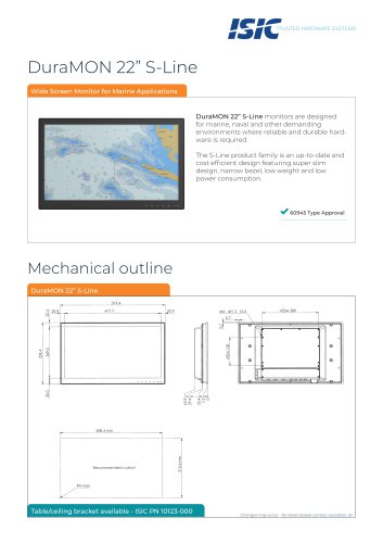 DuraMON 10.1” S-Line - ISIC A/S - PDF Catalogs | Technical ...