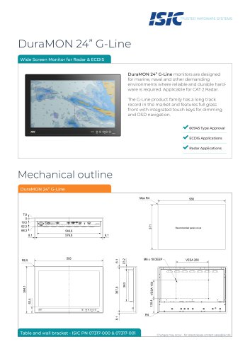DuraMON 24" C-Line - ISIC A/S - PDF Catalogs | Technical Documentation ...
