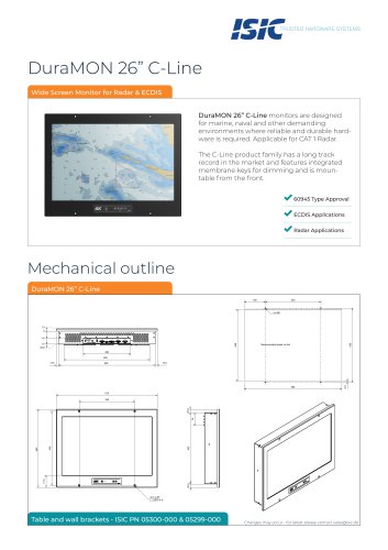 DuraMON 10.1” S-Line - ISIC A/S - PDF Catalogs | Technical ...