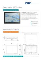 LCD monitor - DuraMON 26" G-Line - ISIC A/S - PCAP capacitive touch ...