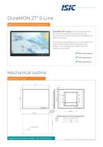LCDモニター - DuraMON 27" S-Line - ISIC A/S - 27インチ / 1920 x 1080 / VESAマウント