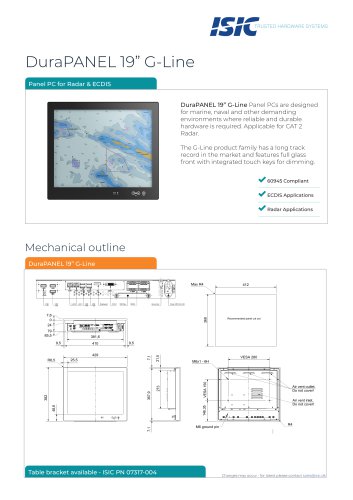 DuraPANEL 24” S-Line - ISIC A/S - PDF Catalogs | Technical Documentation | Brochure