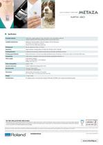 Metal Printers MPX-80 - ROLAND - PDF Catalogs | Technical Documentation ...