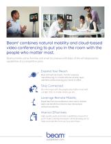 Beam™ Product Brochure - Suitable Technologies, Inc. - PDF Catalogs ...