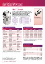 SDX Spray Drying - DELAVAN France - PDF Catalogs | Technical Documentation | Brochure