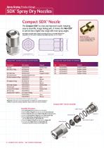 SDX Spray Drying - DELAVAN France - PDF Catalogs | Technical Documentation | Brochure
