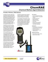 ChemRAE - RAE Systems - PDF Catalogs | Technical Documentation | Brochure