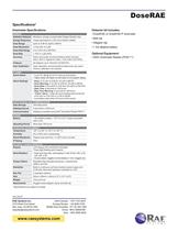 DoseRAE - RAE Systems - PDF Catalogs | Technical Documentation | Brochure