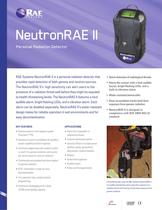 NeutronRAE II - RAE Systems - PDF Catalogs | Technical Documentation ...