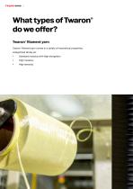 Twaron® - TEIJIN ARAMID - PDF Catalogs | Technical Documentation | Brochure