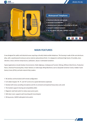JR101-FK-LCD-4G Specification - J&R Technology Ltd - PDF Catalogs ...