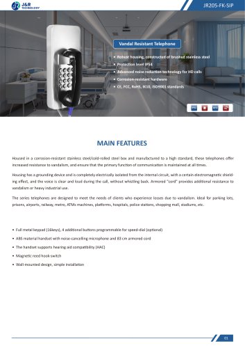 All J&R Technology Ltd catalogs and technical brochures