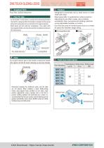 ONE-TOUCH SLIDING LOCKS - Imao Corporation - PDF Catalogs | Technical Documentation | Brochure