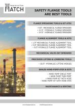 Mechanical flange alignment tool - MFA4T - MATCH s.r.o Flange Service Tools - for wind turbines ...