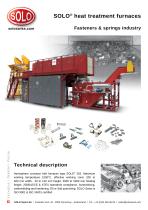 SOLO® heat treatment furnaces for fasteners & springs industry - SOLO ...