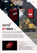 GNSS inertial navigation system - RT1003 v2 - Oxford Technical Solutions Ltd. - CAN