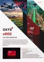 GNSS inertial navigation system - xRED - Oxford Technical Solutions Ltd. - OEM / Ethernet / serial