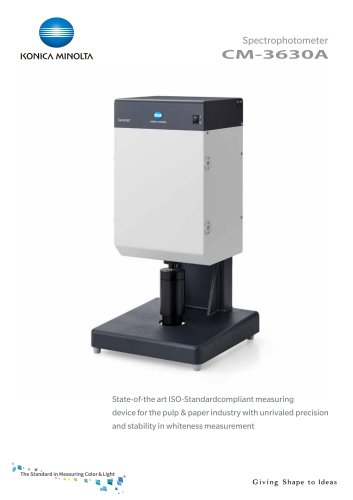 Portable Spectrophotometers CM-26dG / CM-26d / CM-25d - Konica Minolta ...