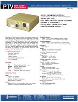 Expanded High Voltage Power Supply Catalog - Spellman High Voltage ...