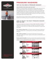 Pressure washers - BRIGGS and STRATTON - PDF Catalogs | Technical ...