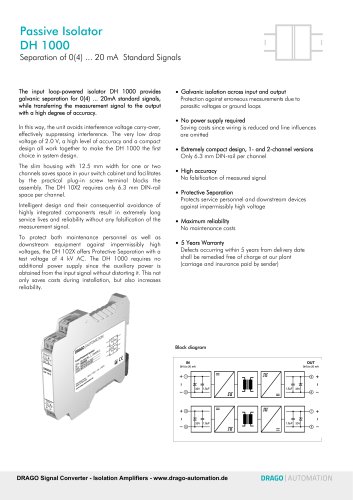 DG 3101 - DRAGO Automation GmbH - PDF Catalogs | Technical ...