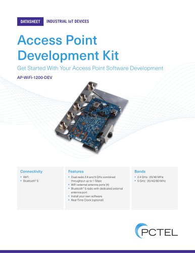 All PCTEL Inc. catalogs and technical brochures