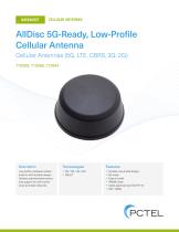 RF antenna - AllDisc - PCTEL Inc. - 5G / low-profile / flexible