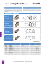 Series MCS - multipin HV connectors up to 5 kVDC - GES Electronic ...