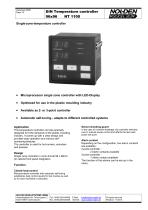 NT 1100 - Nolden Regelsysteme GmbH - PDF Catalogs | Technical Documentation | Brochure