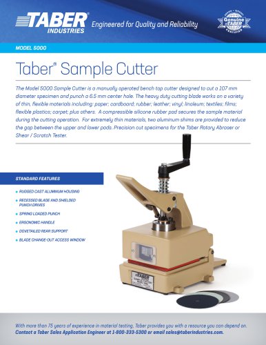 Taber Wheel Refacer - Model 350 - Taber Industries - PDF Catalogs ...
